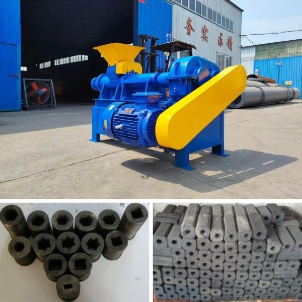 Quality E Round Bamboo Wood Sawdust Charcoal Briquette Making Machine with 8%-12% Moisture for sale