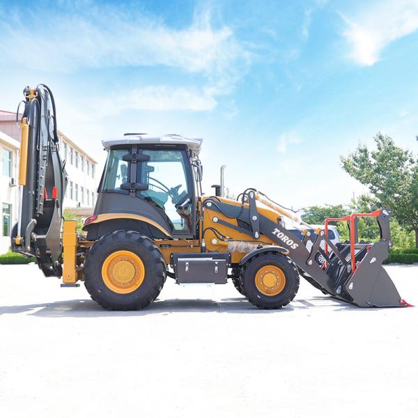 Quality CE Certified 85kw Backhoe Loader Machine Heavy Duty Construction Equipment for sale