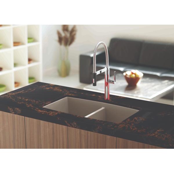 Quality Durable Polished Quartz Floor And Decor Quartz Countertops Scratch Resistant for sale
