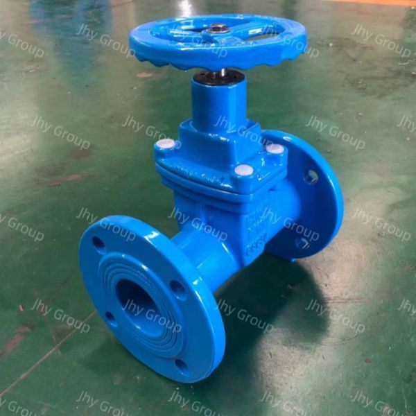 Quality F5 DIN Non Rising Sluice Valve Flange Ends Resilient Seat Rubber Seat Gate Valve for sale