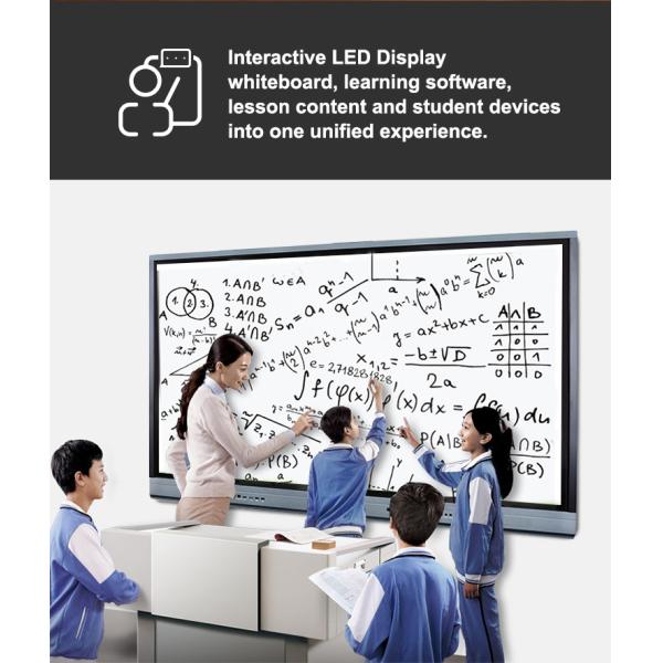 Quality 20 points LCD Digital Smart Interactive Board For Conference, Infrared, Size for sale