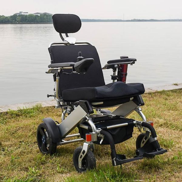 Quality 36km Lithium Multifunction Foldable Electric Wheelchair for sale