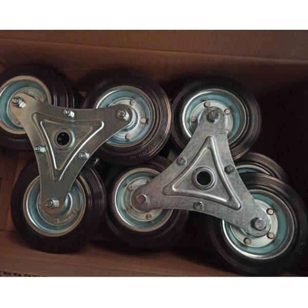 Quality 286lbs Loading Stair Climbing Trolley Wheels , 160mm Three Wheel Caster for sale