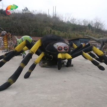 Quality 6 meters Artificial Large Animatronic Spider for sale