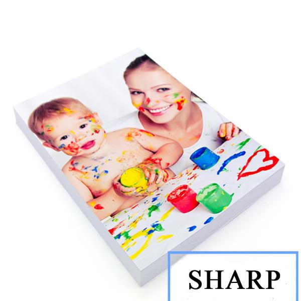 Quality 100% Wood Pulp One Side Coated Glossy Inkjet Photo Paper for sale