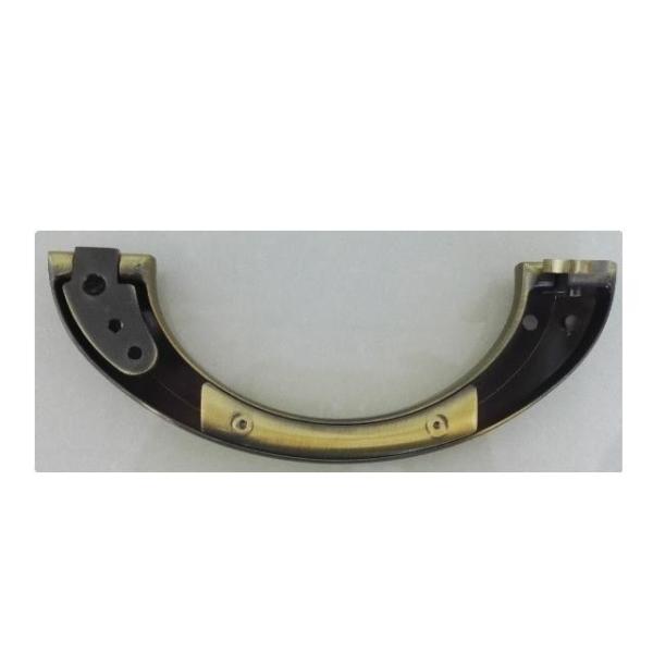 Quality 252g Half Moon Metal Casket Handle Hardware High Polished Coffin Handles for sale