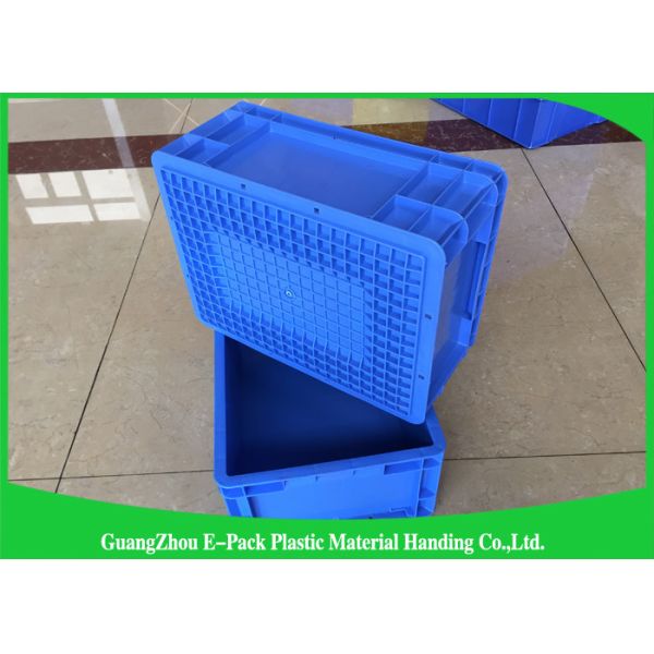 Quality 45 Litre Euro Plastic Storage Boxes , Industrial Storage Bins Light Weight PP for sale