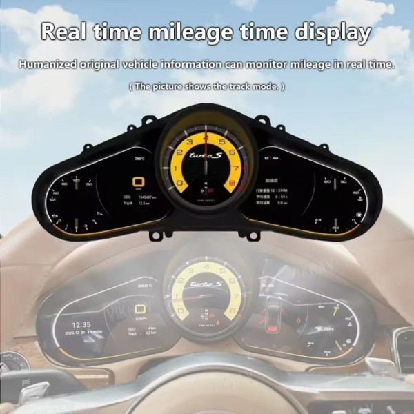 Quality Viknav Digital Cluster Virtual Cockpit For Porsche Cayenne 2011-2017 Car for sale