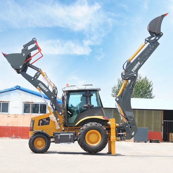 Quality 5800/7100mm Max Digging Backhoe Loader Machine High Efficiency for sale