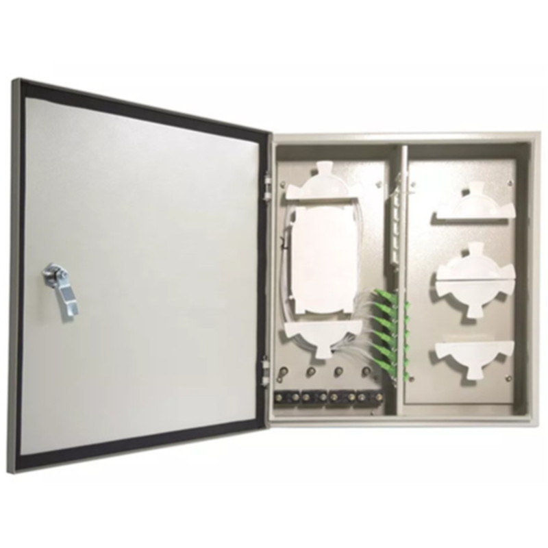 Quality ODF Outdoor Pole Mount Enclosure FC Fiber Optic Splice Enclosure 24 Core for sale