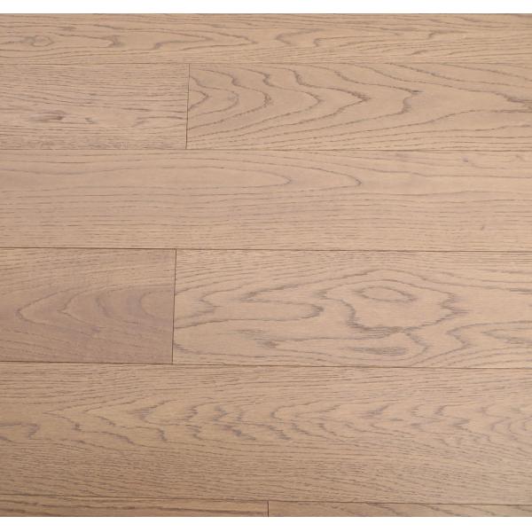 Quality premium grade oak engineered wood flooring, AB, brushed, brown stained for sale