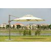 Quality 250g Polyester Beach Sunshade Umbrella 3.5M Cantilever Parasol Heavy Granite for sale