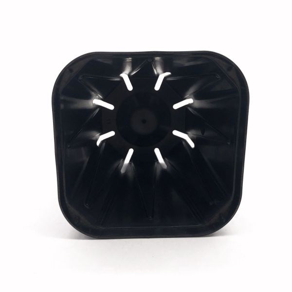 Quality OEM Small Square Fleshy Orchid Plastic Flower Pots Injection Molded for sale