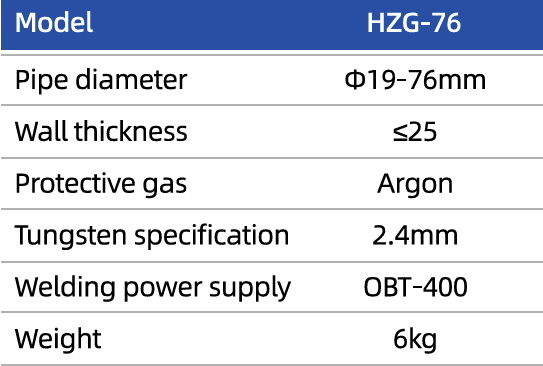 Quality Automatic Pipe Orbital Welding Torch HZG-76 All Position Tube to Tubesheet Weld for sale
