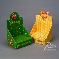 Quality Customizable Highly Visible Brown 1/4 Pallet Market Boxes For Branding for sale