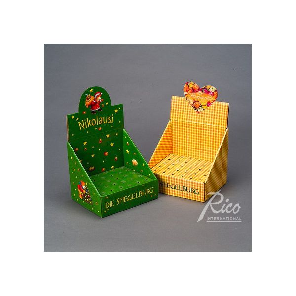 Quality Customizable Highly Visible Brown 1/4 Pallet Market Boxes For Branding for sale