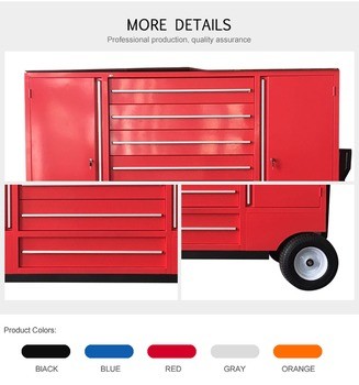 Quality Heavy Duty Texture Grain Powder Spray Surface Treatment Mobile Tool Trolley with for sale