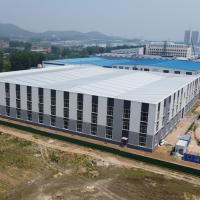 Quality Prefabricated Steel Frame Building Structure with Rock Wool Insulation for sale