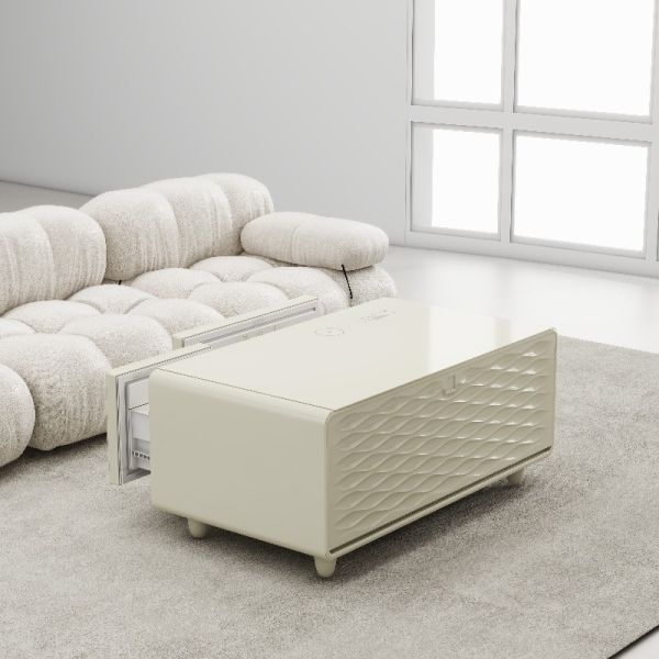 Quality Adjustable Multifunctional Smart Coffee Table with Wireless Charging and Music for sale