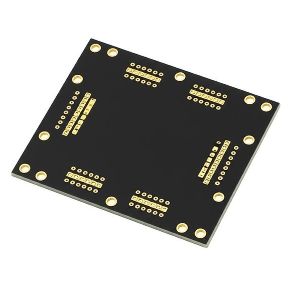 Quality Multilayer PCB SMT And Thru-hole Black Solder Mask for High Temperature Environments for sale