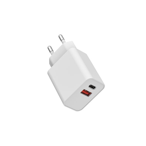 Quality 30W Dual Port PD Fast Charger Type C Wall Plug Adapter for Samsung Galaxy for sale