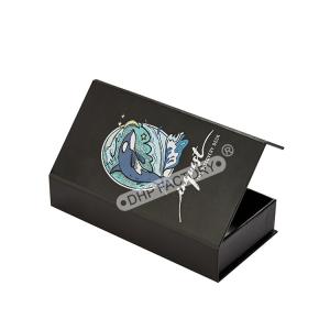Quality Elegant Design Handmade Small Magnetic Gift Box With Ribbon Pull Out for sale