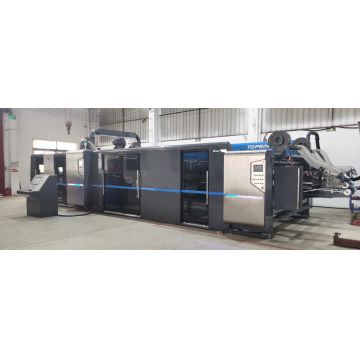 Quality Full Automatic Carton Box Folder Gluer Machine 60mm With Vacuum Transfer Doctor for sale