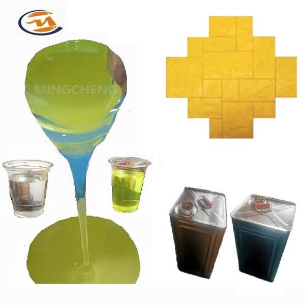 Quality 80A Polystone Statue Mold Polyurethane Liquid Rubber Light Yellow Transparent for sale