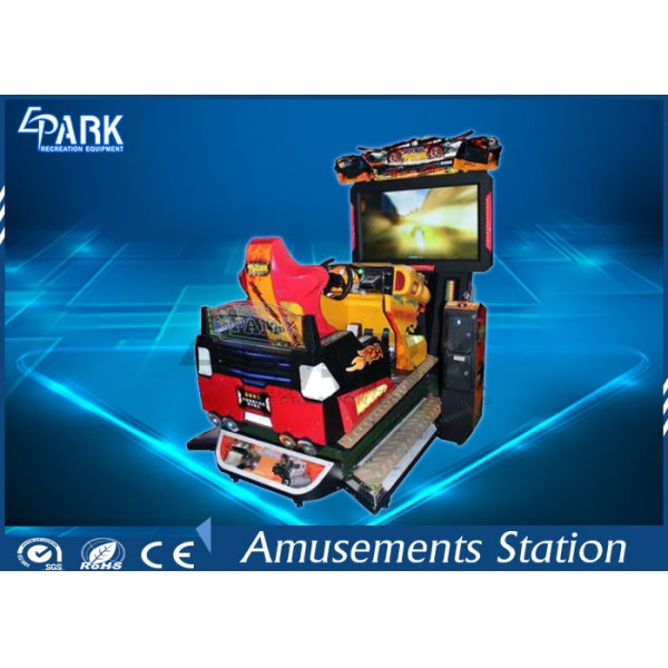 Quality Funny 3D Dynamic Car Arcade Racing Game Machine For Amusement Park for sale