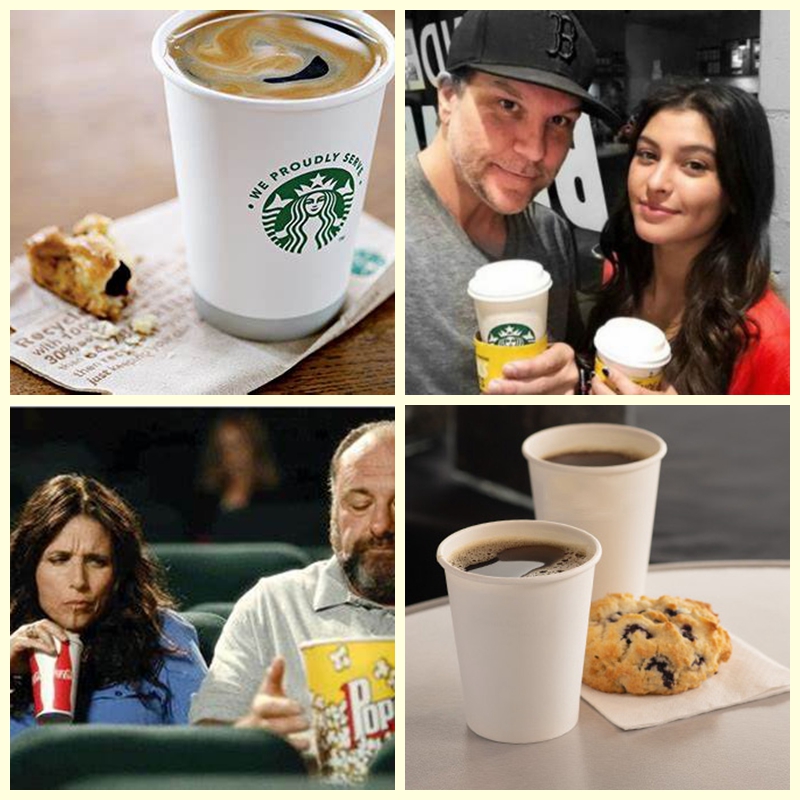 260gsm + 15g PE Coffee Cup Paper For Hot Drinks 735mm 780mm Biodegradable 