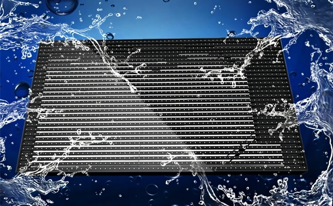 Outdoor Waterproof Fixed Transparent LED Display Screen 1x1m LED Panel 4