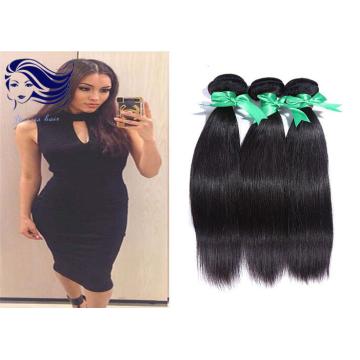Natural Unprocessed Human Hair Bundles , Straight Indian Hair Extensions