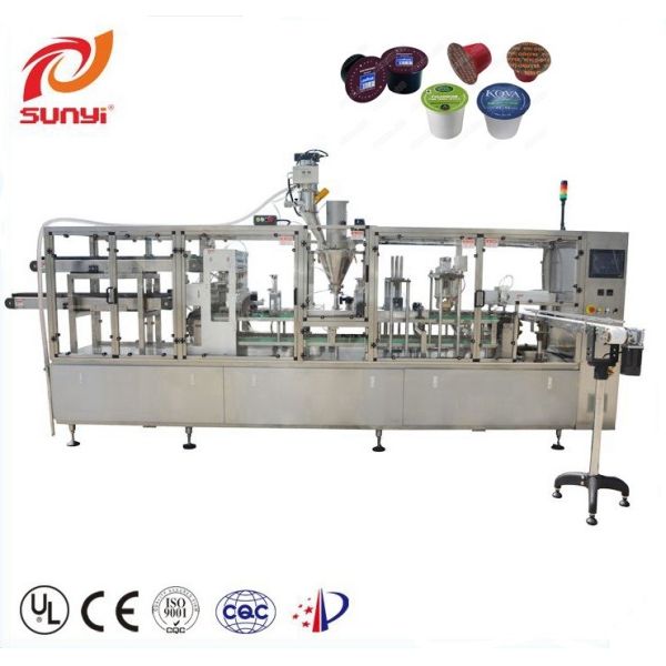 Quality Full Automation And Visualization Two Lanes K-Cup Filling Sealing Machine for sale