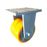 Quality 50mm Wheel Width Extra Heavy Duty Nylon Wheels Casters Polyurethane Wheels Built for Heavy Load Industrial Applications and Mobility for sale