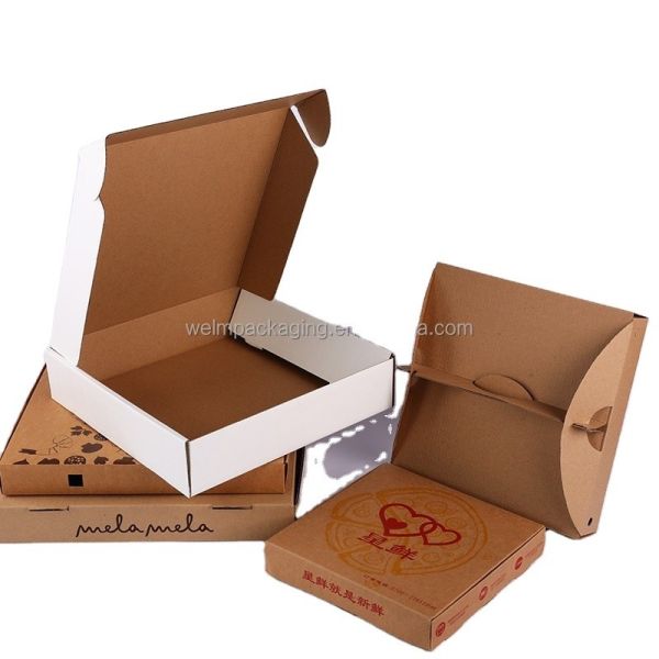 Quality ODM Reusable Empty 18x18 Pizza Box Corrugated Paper Silkscreen print for sale