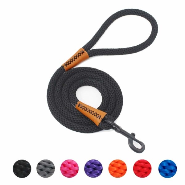 Quality Braided Nylon Dog Leash Fashionable Appearance For Small Medium Large Dogs for sale