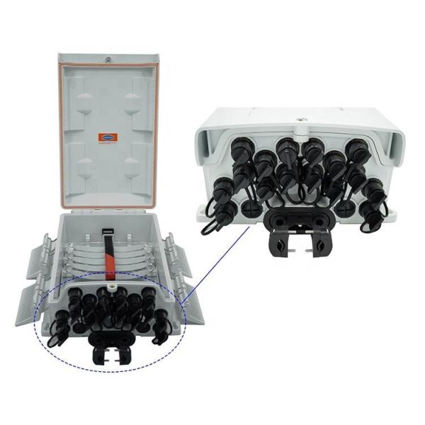 Quality Ftth Outdoor 16 Core Fiber Optic Termination Box Pre - Connected IP 65 FDB for sale
