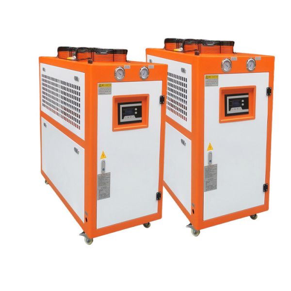 Quality 6HP 380V Commercial Water Chiller Air Cooled Chiller Vacuum Coating Electroplating Oxidation for sale