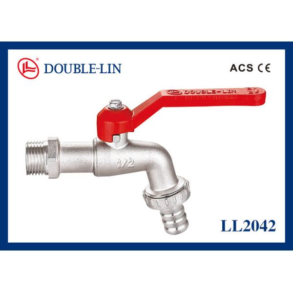 Quality Double O Ring Stem Lever Handle 16 Bar Brass Bibcocks for sale