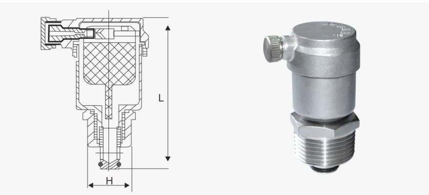 Factory Price 304 Stainless Steel Forging Automatic Exhaust Valve