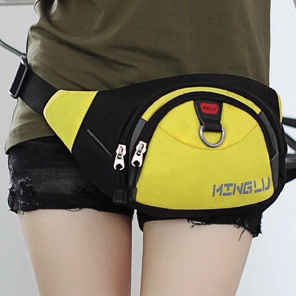 Quality Unisex Waterproof Waist Pack Multifunctional Waist Bag Paillette Pattern Type for sale