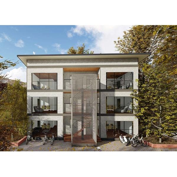 Quality Luxurious Prefabricated Steel House Light Steel Frame Movable Apartment Custom for sale