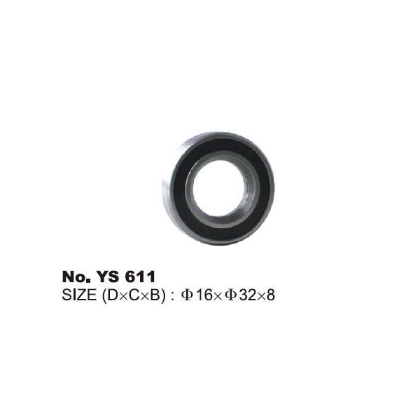 Quality Chrome steel 16x32x8 YS611 Textile Machinery Bearings for sale