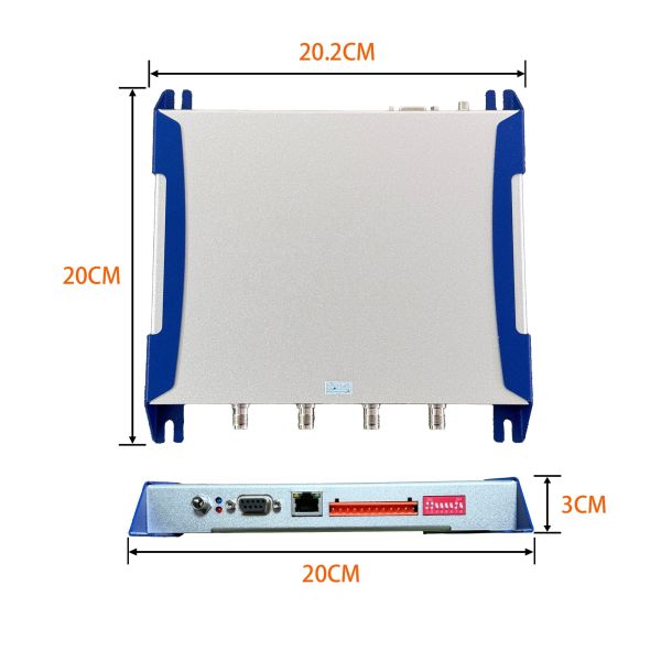 Quality White UHF 860-960 MHz 5-10m Detection Range 1 Host 1 Antenna RFID EAS System for sale