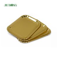 Quality 340mm Eco Friendly Biodegradable Paper Plates Bamboo For Birthday Party for sale
