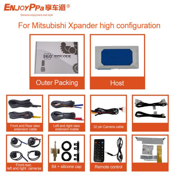 Quality 12V 360 Car Camera Security System For Mitsubishi Xpander 9 Inch Parking for sale
