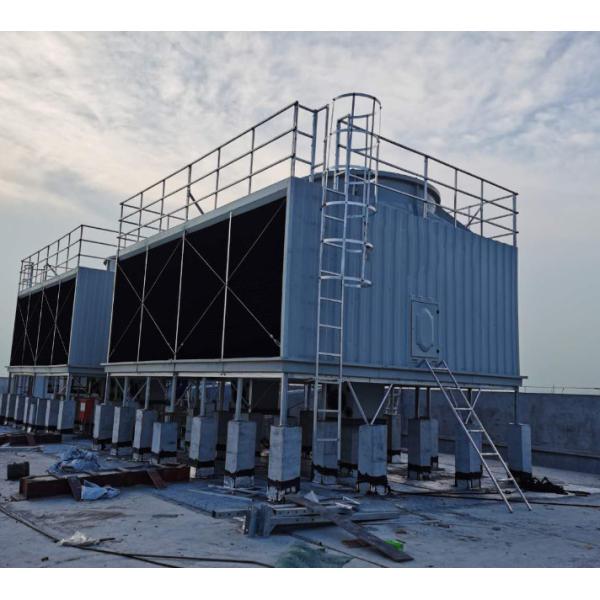 Quality Outdoor Industrial Water FRP Cooling Tower Square / Round GRP Counterflow And for sale