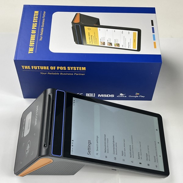Quality 8 Inch Online Payment Machine Touch Screen Online POS Machine Customized Email for sale