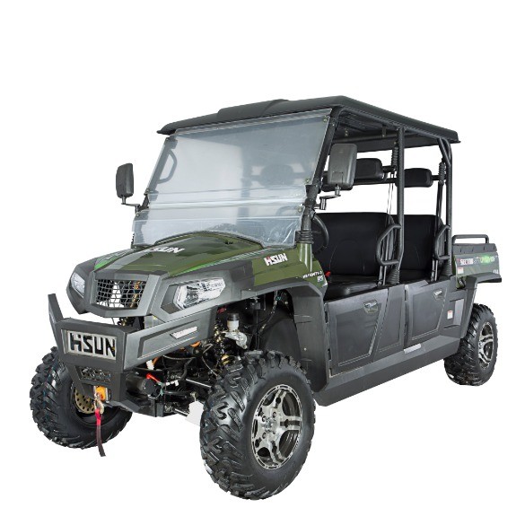 Quality 72v Electric Side by Side UTV 4 Seater Driving Type 4WD Differential Lock for sale