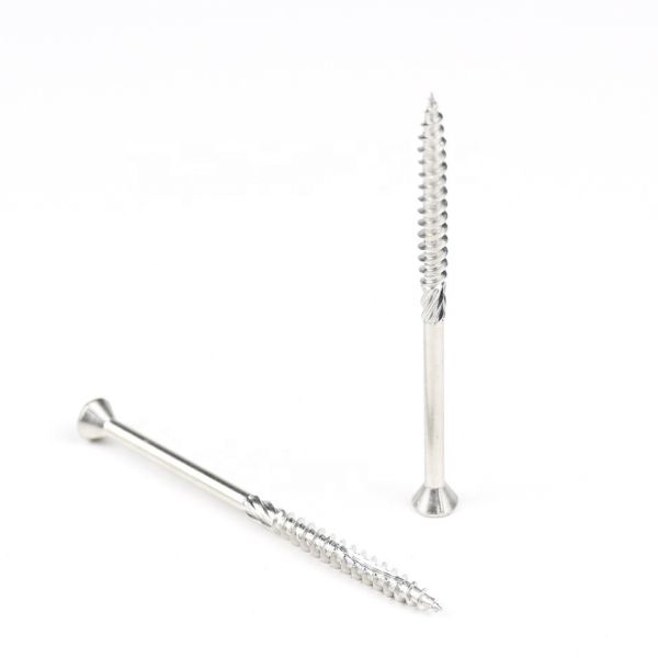 Quality 100% QC Test INCH Timber Screw For Door Trim Flat Head Torx Recess Partial for sale
